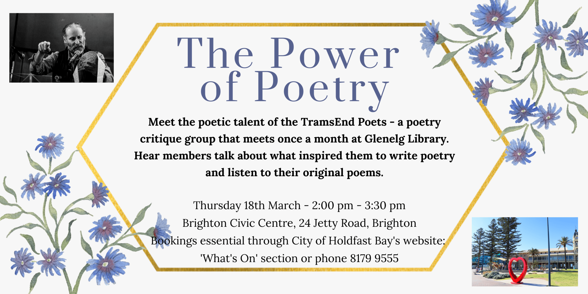 2021 The Power of Poetry - TramsEnd Poets at Brighton — wattletales.com.au